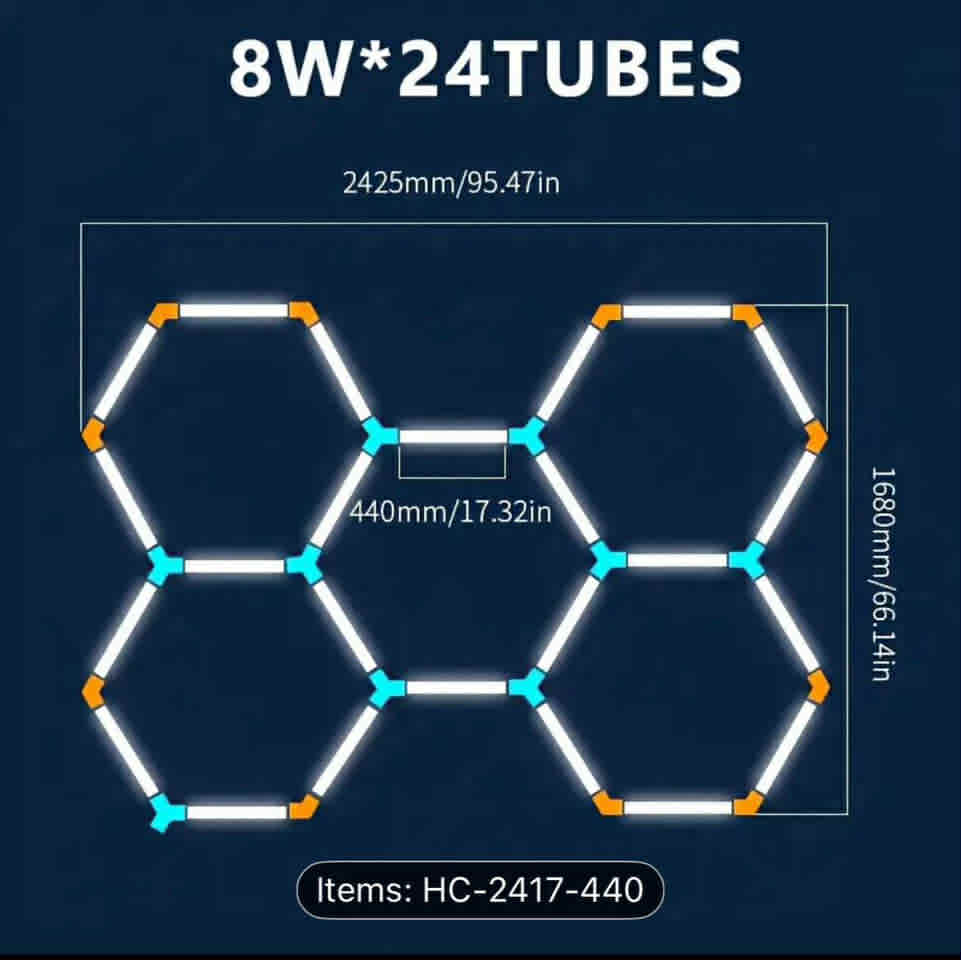 Éclairage HEXA LED – Kit de 5 Modules Lumineux Hexagonaux | Design Géo ...